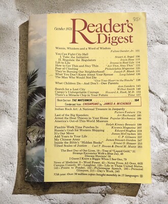 Reader’s Digest With Beautiful Back Cover *VINTAGE* October 1978 | eBay