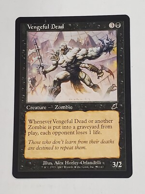 MTG Vengeful Dead (Scourge/Black/C) - BGM | eBay