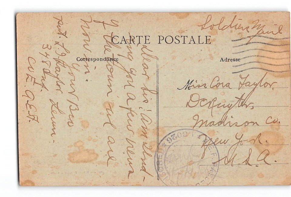 Lugon-et-l'Île-du-Carnay Gironde France Postcard 1907-1915 Road General ...