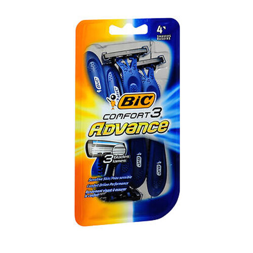 Bic Comfort 3 Advance Shavers For Men 4 each By BiC | eBay