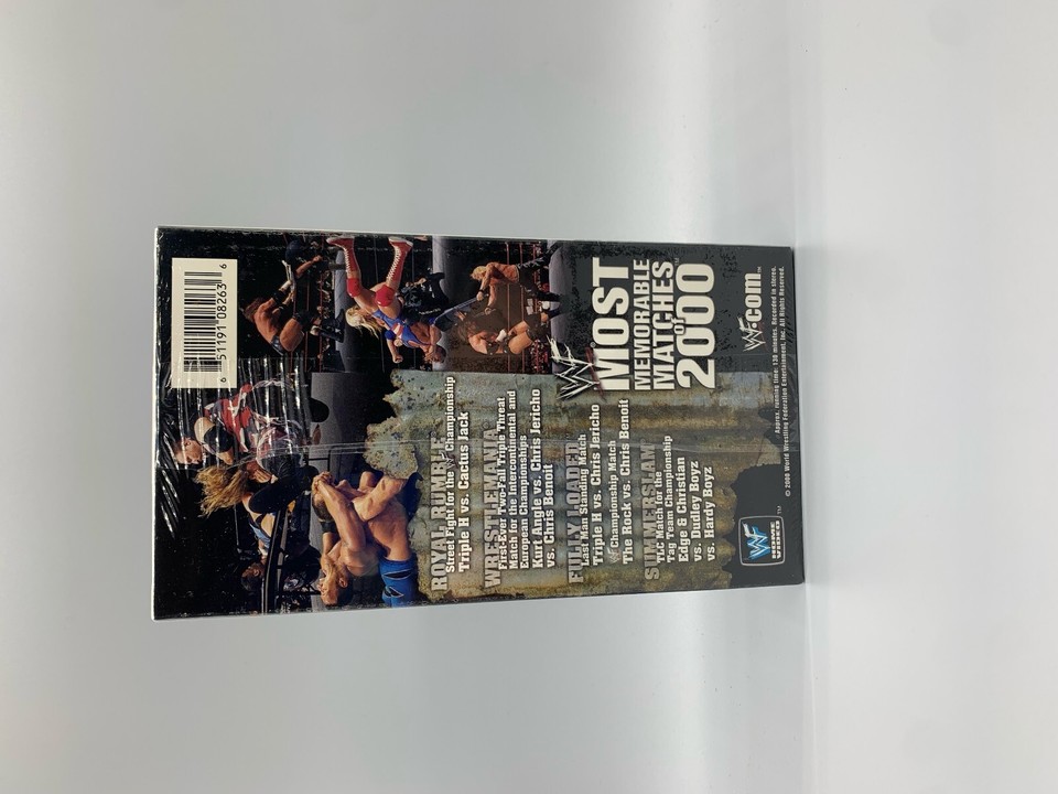 MOST MEMORABLE MATCHES OF 2000 - VINTAGE WWF BRAND NEW SEALED VHS ...