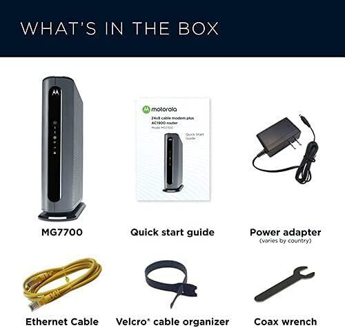 Motorola MG7700 Modem WIFI Router Combo | eBay