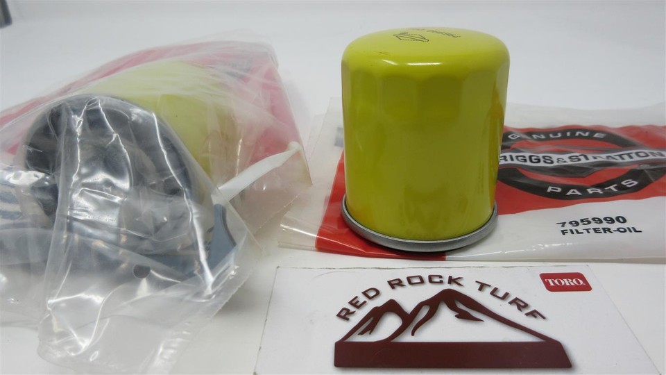 2 Packs Genuine Briggs & Stratton 795990 Oil Filter 121000 Lawnmower ...
