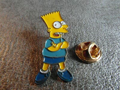RARE PINS PIN'S - BART SIMPSON CROSSED ARMS - THE SIMPSONS - CARTOONS ...
