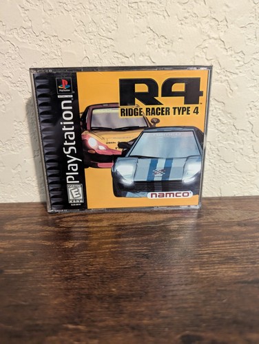 R4 Ridge Racer Type 4 - PlayStation 1, PS1 - Complete CIB - Black Label ...