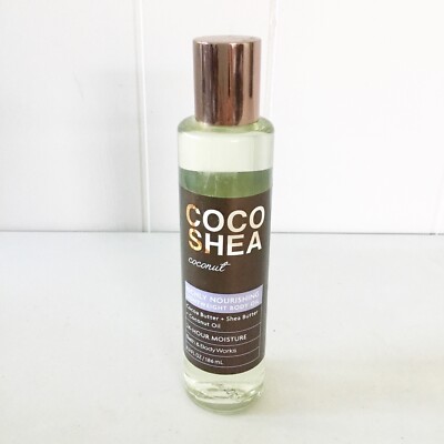 Bath & Body Works Coco Shea COCONUT Nourishing Oil NEW Discontinued ...