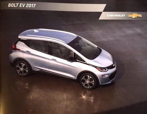2017 Chevrolet Bolt EV Electric 20-page Original Car Sales Brochure ...