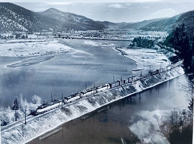 Milwaukee Road “XL Special” Clark Fork MT, 5X7 Philip C. Johnson-High ...
