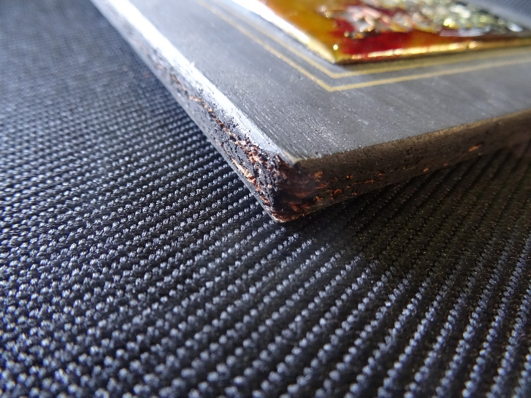 VTG ISRAEL HADAR AVIV ENAMEL ON WOOD WALL PLAQUE Jewish GOD BLESS OUR ...