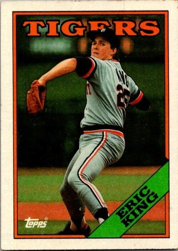 Eric King Detroit Tigers Topps Baseball Trading Card | eBay