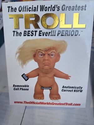 DONALD TRUMP TROLL DOLL BRAND NEW IN A BOX BY WILLAIMS STUDIOS | eBay