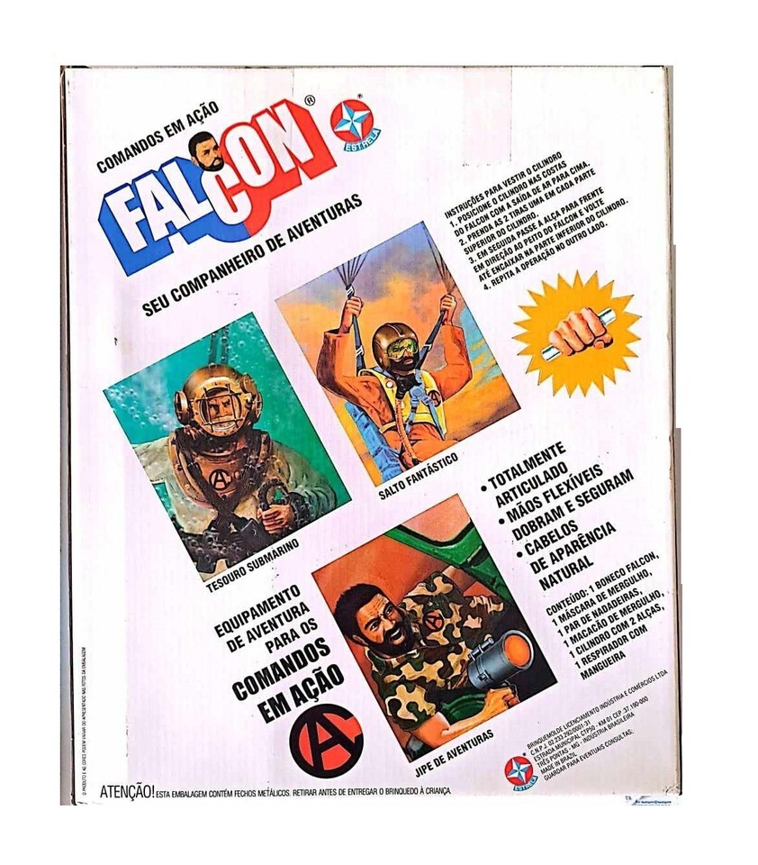GI JOE FALCON NAUTILLUS ABROLHOS MISSION ESTRELA BRAZIL 1/6 SCALE SEE ...