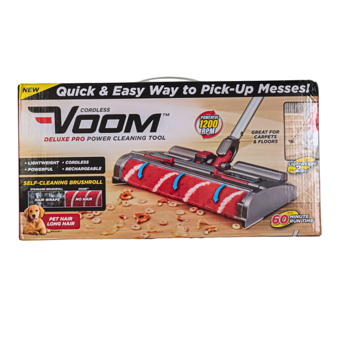 Voom Cordless Deluxd Pro Power Cleaning Tool 1200 RPM Broom | eBay