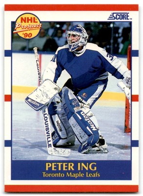 1990-91 Score Peter Ing Rookie Toronto Maple Leafs #414 | eBay
