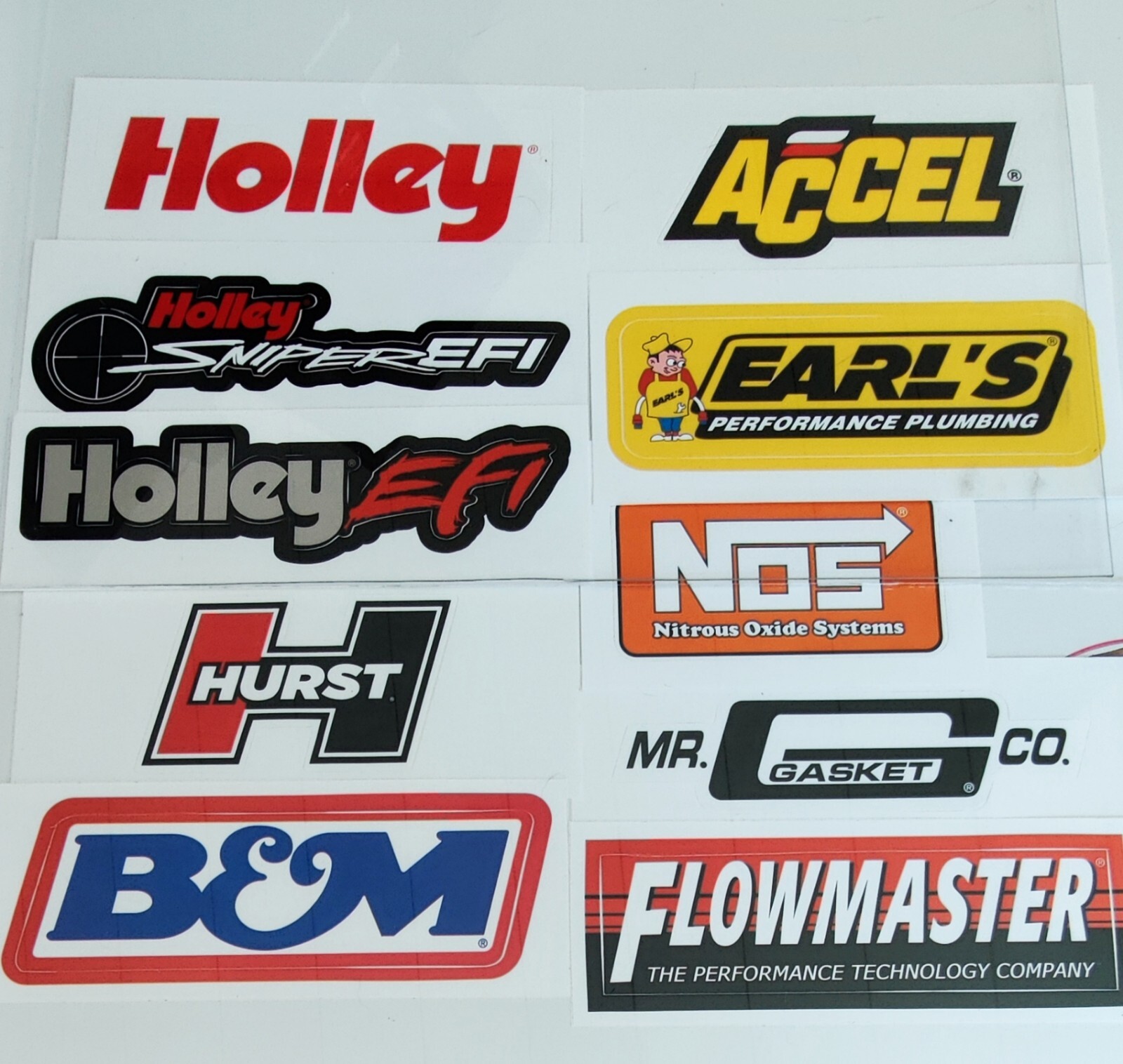 Bundle of 10 Classic Holley Branded Racing Decals Stickers NHRA ManCave ...