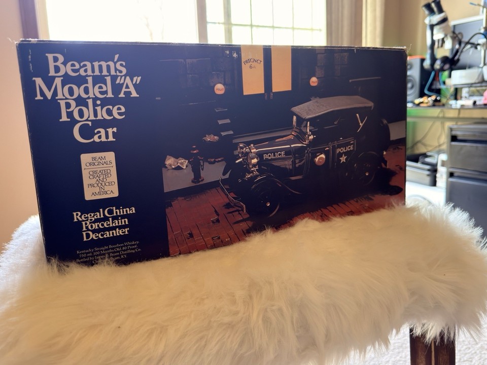 Vintage Jim Beam Empty 1929 Model A Police Car Whiskey Decanter in ...