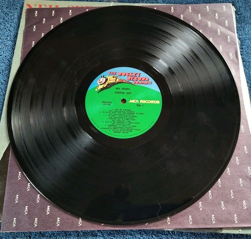 Neil Sedaka Steppin' Out LP 1976 The Rocket Record Company Shrink Wrap ...