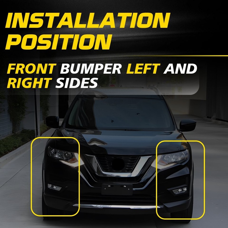 For 2014-19 Nissan Rogue Front Bumper Support Retainer Brackets Steel ...