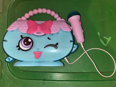 Shopkins Kids Sing-Along Handbag Boombox w/ Microphone MP3 Girl Purse ...