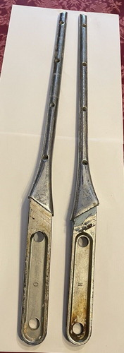 MGA WINDSCREEN POSTS LEFT/RIGHT HAND PAIR USED | eBay UK