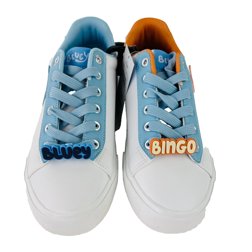 Bluey Bingo Sneaker Shoes Size 7, Women Lace Up Footwear Low Top Ground ...