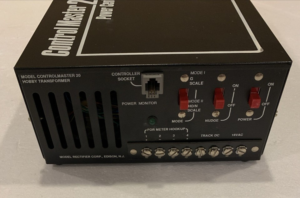 MRC Control Master 20 Hobby Train Power Center G, N, HO Scale Gauge | eBay