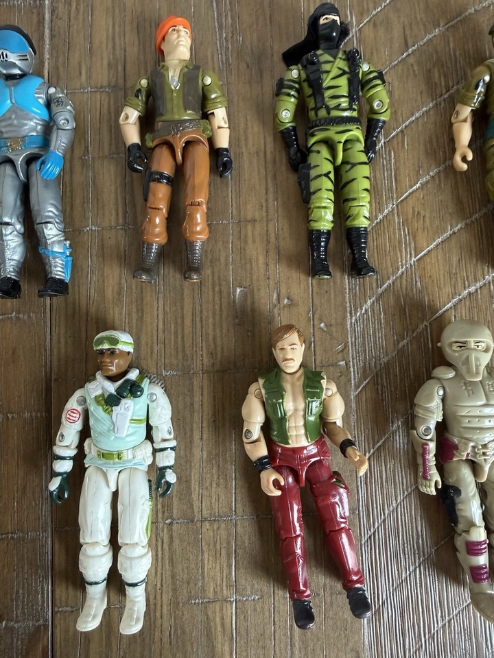 Lot Of 9 GI Joe Figures All Marked On Back Read Details | eBay