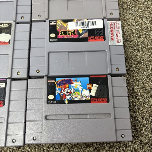 Super Nintendo SNES Game Lot Tested Lot Of 10 Classic Retro Games | eBay