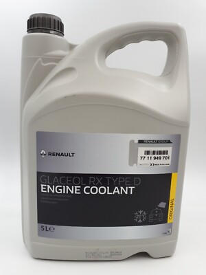 NOUVEAU ANTIGEL RÉFRIGÉRANT DACIA 5L RENAULT GLACEOL RX TYPE D ...