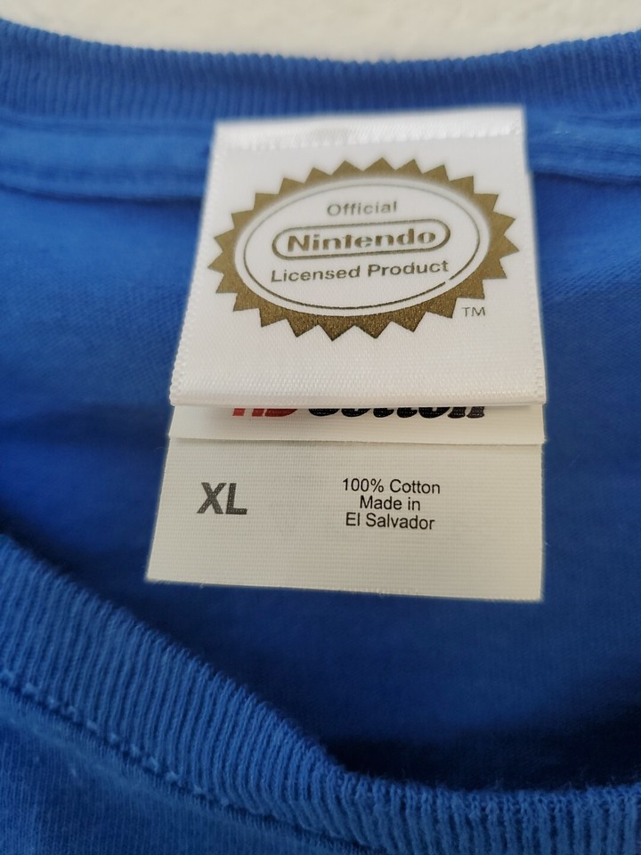 Nintendo Super Mario Bros 8-Bit Retro Gaming Characters Graphic T-shirt ...