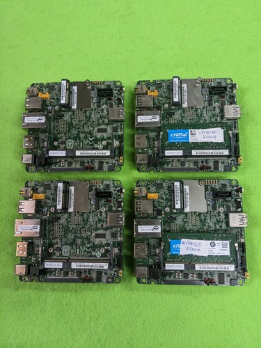 LOT OF 4 Intel Computing Boards DE3815TYBE UCFF Motherboard 1.46 GHz ...
