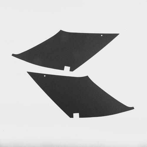 Mopar 70-74 Barracuda Cuda Headliner Sail Panel Sailpanel Boards BLACK ...
