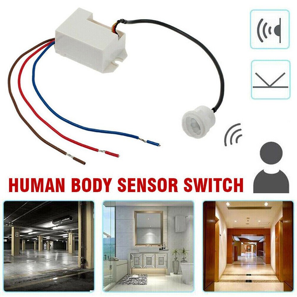 PIR Ceiling Occupancy Motion Sensor for Lights Easy Install Night & Day ...