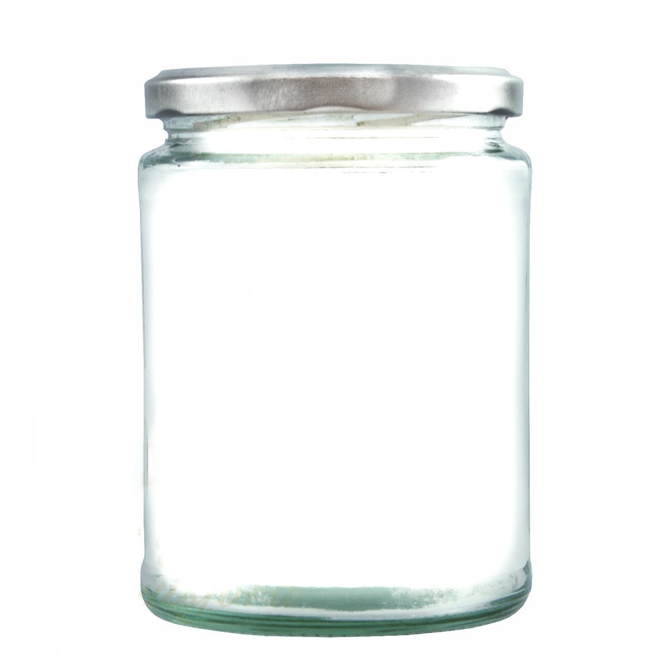 Large Jam Jars With Lids 500ml Straight Sided Large Jar Pickling Honey ...