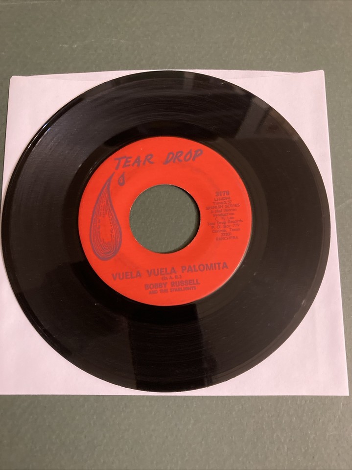 Bobby Russell & The Starlights “El Loco” Tear Drop 45 Rpm Chicano | eBay