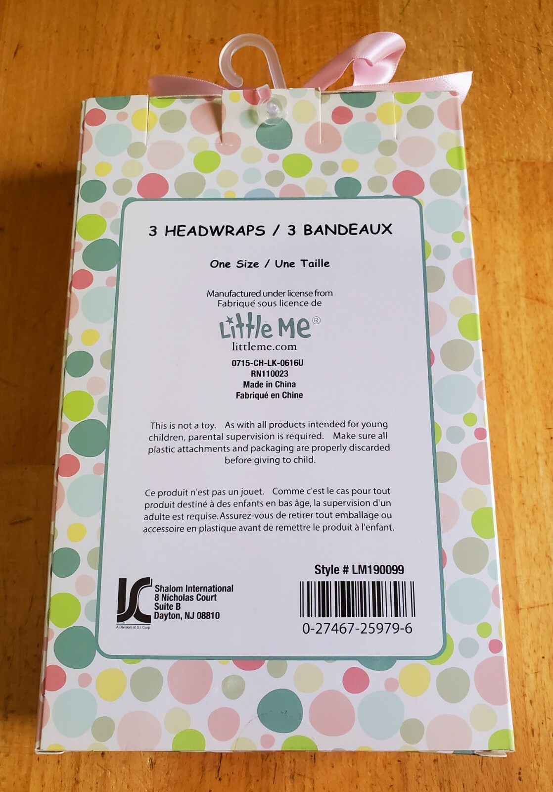 Cute Little Me Girls 3 Pink Head-wraps box | eBay