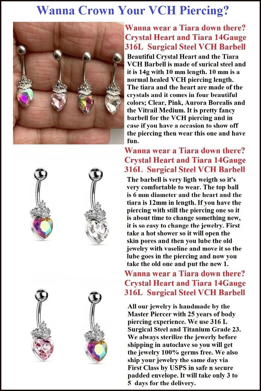 Vch Piercing Diagram