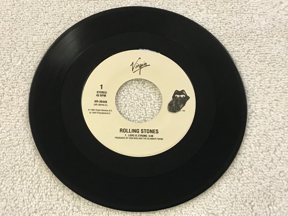 1994 Virgin-The Rolling Stones-Love is Strong/The Storm -45 rpm Vinyl ...