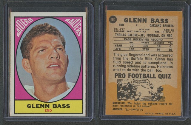 1967 Topps - #104 Glenn Bass for sale online | eBay