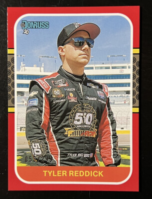 2020 Panini Donruss Racing NASCAR RED Parallel 176 Tyler Reddick /299 ...