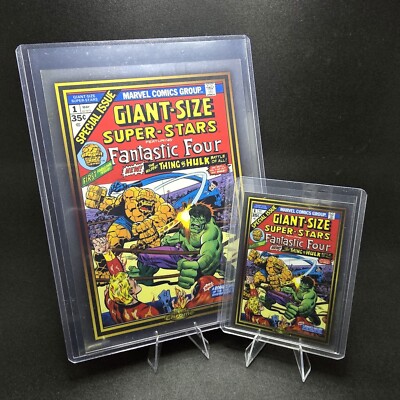 2024 Topps Chrome Marvel Giant Size BOX TOPPER AND INSERT Mg-1 & Mgg-1 ...