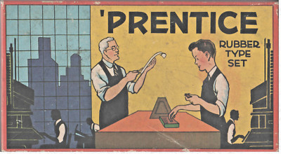 c. 1940 - Prentice - Rubber Type Set - Superior Set No. 4000 made by ...