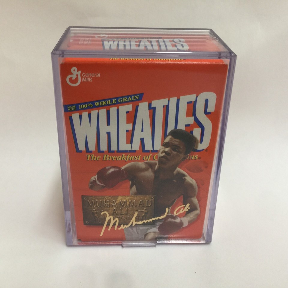 Wheaties Mini Cereal Box Collectible 24K Gold Signature 75 Years ...