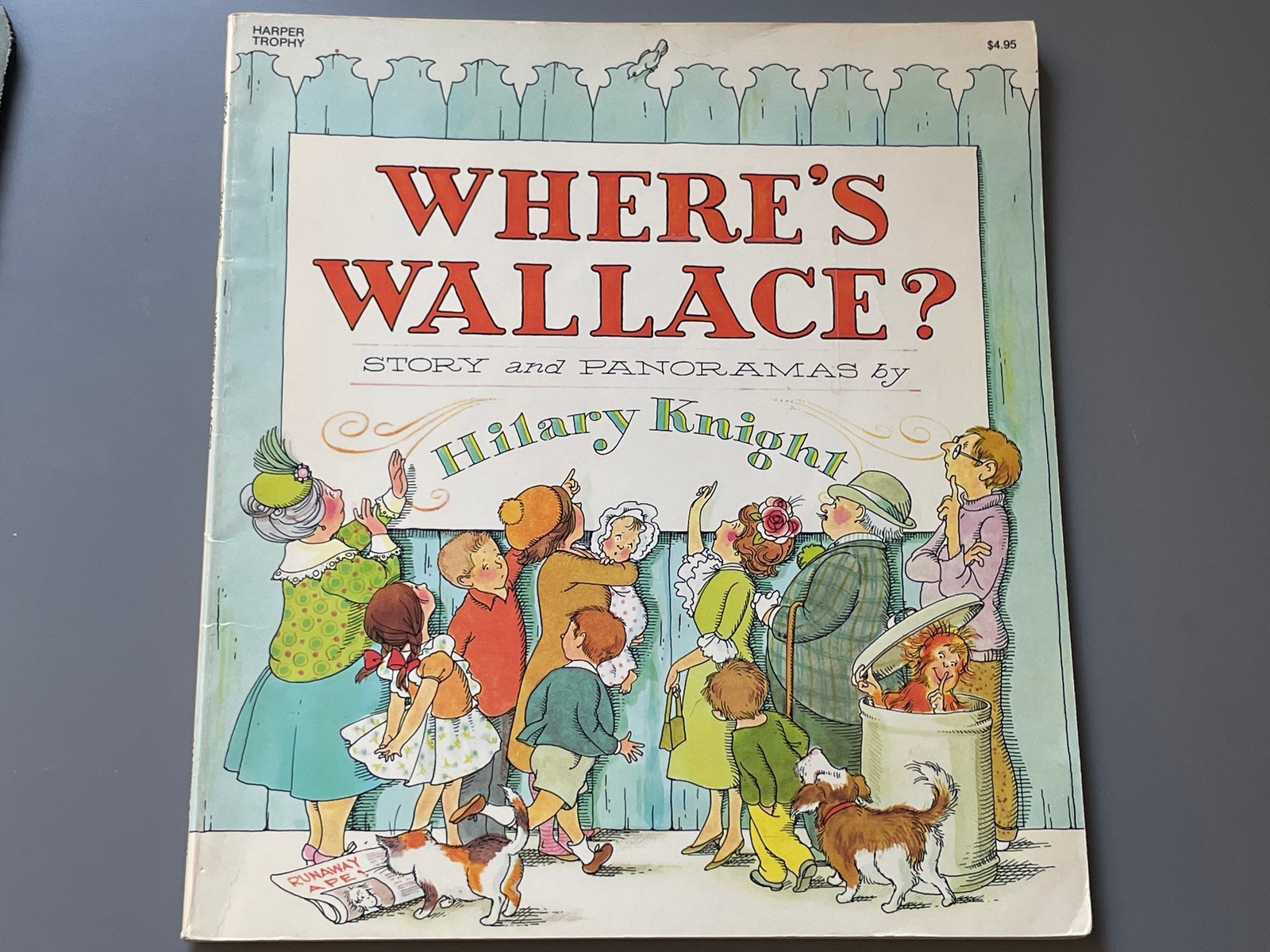 Where's Wallace by Hilary Knight (1986) HTF (Where's WALDO WALLY ...