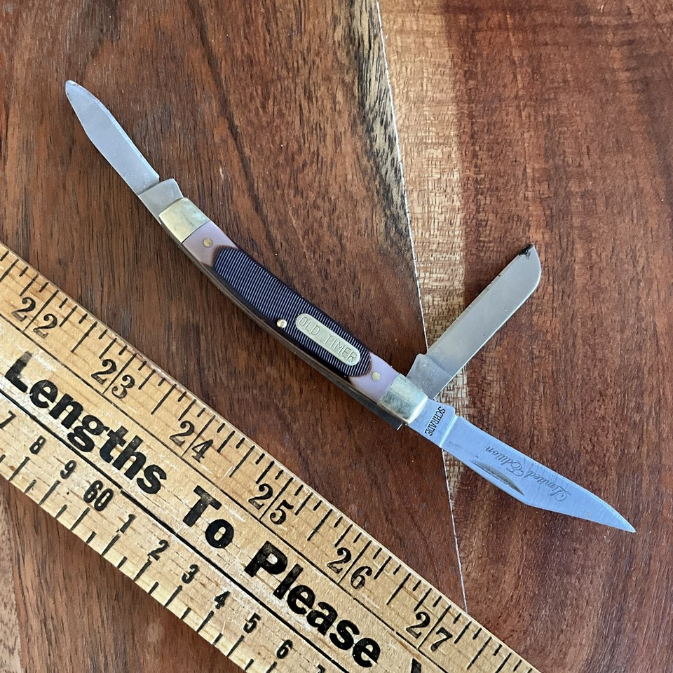 Vintage Schrade Stockman 340T "OLD TIMER" Pocket Knife Limited Edition ...