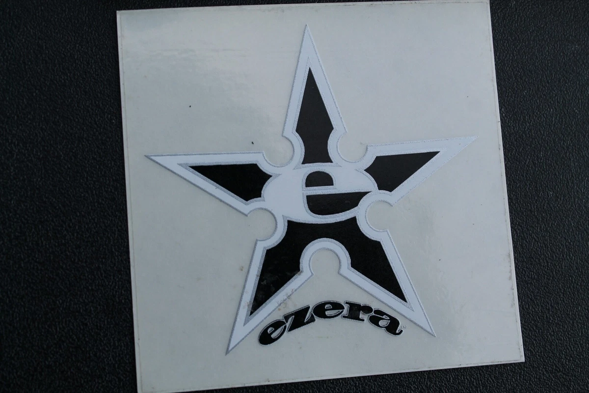 Silver Star Logo Sticker