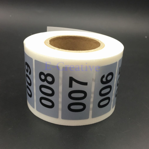 5000 Labels From 1 To 5000 Consecutive Number Stickers Waterproof ...