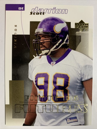 2004 Upper Deck Finite Futures Darrion Scott 219/275 Minnesota Vikings ...
