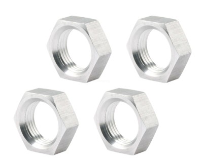 5/8 Left Hand LH Lightweight Thin Half Jam Nut 4 Pack Nuts Uses 3/4 ...