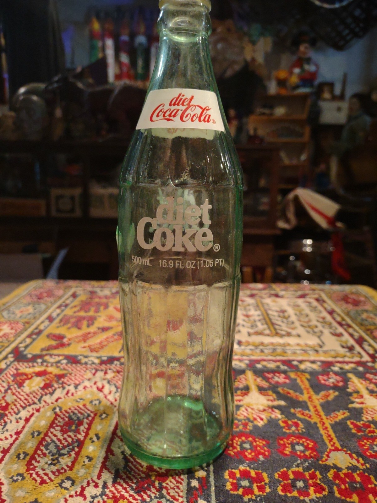 ACL Glass Soda Bottle Diet Coke 500ml 16.9 oz 1.05 pint | eBay